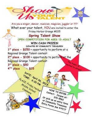 Spring Talent Show ~ San Juan Update